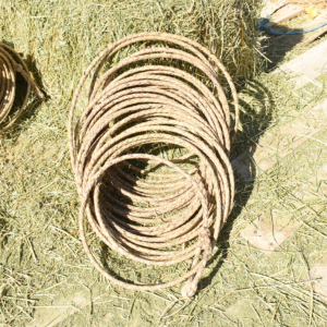 The Corrales Braided Rawhide Ranch Reata – Charro Gear
