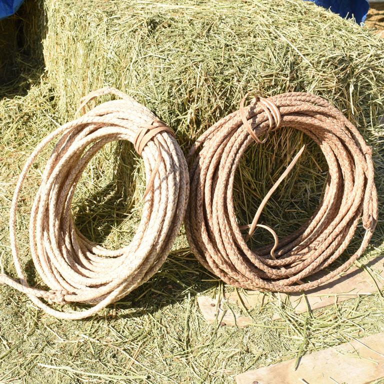 The Corrales Braided Rawhide Ranch Reata – Charro Gear